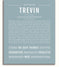 Trevin | Name Art Print – Name Stories