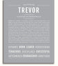 Trevor | Name Art Print – Name Stories