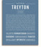 Treyton | Name Art Print – Name Stories