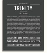 Trinity | Name Art Print – Name Stories