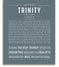 Trinity | Name Art Print – Name Stories