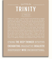 Trinity | Name Art Print – Name Stories