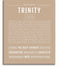 Trinity | Name Art Print – Name Stories