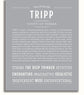 Tripp | Name Art Print – Name Stories