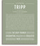 Tripp | Name Art Print – Name Stories
