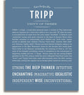 Tripp | Name Art Print – Name Stories