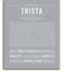 Trista Personalized Name Meaning Art Prints – Name Stories