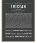 Tristan Personalized Name Meaning Art Prints – Name Stories