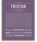Tristan | Name Art Print – Name Stories