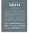 Tristan Personalized Name Meaning Art Prints – Name Stories