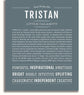 Tristan | Name Art Print – Name Stories