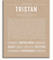 Tristan | Name Art Print – Name Stories