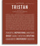 Tristan | Name Art Print – Name Stories