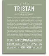 Tristan | Name Art Print – Name Stories