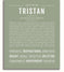 Tristan | Name Art Print – Name Stories