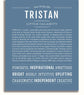 Tristan | Name Art Print – Name Stories