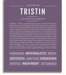 Tristin | Name Art Print – Name Stories
