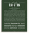 Tristin | Name Art Print – Name Stories