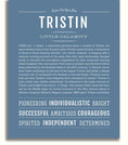 Tristin | Name Art Print – Name Stories