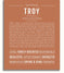 Troy | Name Art Print – Name Stories