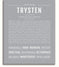 Trysten | Name Art Print – Name Stories