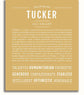Tucker | Name Art Print – Name Stories
