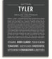 Tyler | Name Art Print – Name Stories