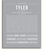 Tyler | Name Art Print – Name Stories