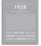 Tyler | Name Art Print – Name Stories