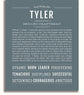Tyler | Name Art Print – Name Stories