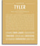 Tyler | Name Art Print – Name Stories