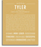Tyler | Name Art Print – Name Stories