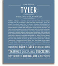 Tyler | Name Art Print – Name Stories