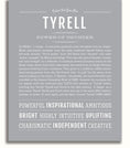 Tyrell | Name Art Print – Name Stories