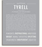 Tyrell | Name Art Print – Name Stories