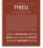 Tyrell | Name Art Print – Name Stories