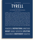Tyrell | Name Art Print – Name Stories