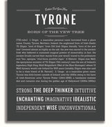 Tyrone | Name Art Print – Name Stories