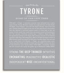 Tyrone | Name Art Print – Name Stories