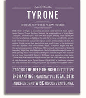 Tyrone | Name Art Print – Name Stories