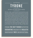 Tyrone | Name Art Print – Name Stories