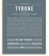 Tyrone | Name Art Print – Name Stories