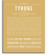 Tyrone | Name Art Print – Name Stories