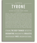 Tyrone | Name Art Print – Name Stories