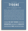 Tyrone | Name Art Print – Name Stories