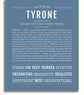 Tyrone | Name Art Print – Name Stories