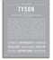 Tyson | Name Art Print – Name Stories
