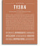 Tyson | Name Art Print – Name Stories