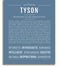 Tyson | Name Art Print – Name Stories