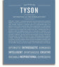 Tyson | Name Art Print – Name Stories